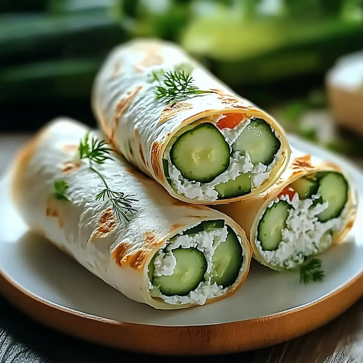 Irresistible Cucumber Cottage Cheese Wraps: Quick, No-Cook Snack