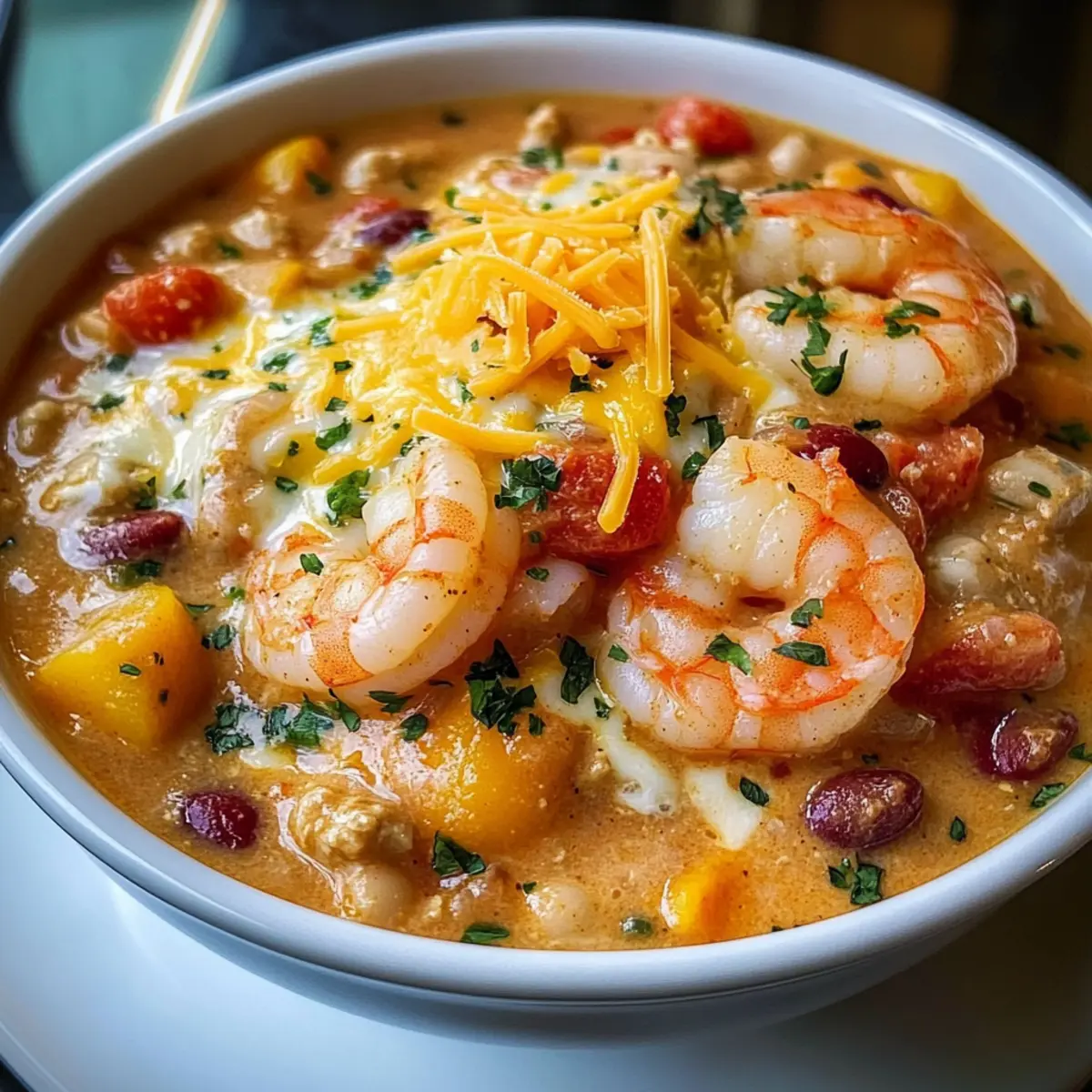 Irresistible Creamy Seafood and Shrimp Chili for a Cozy Dinner